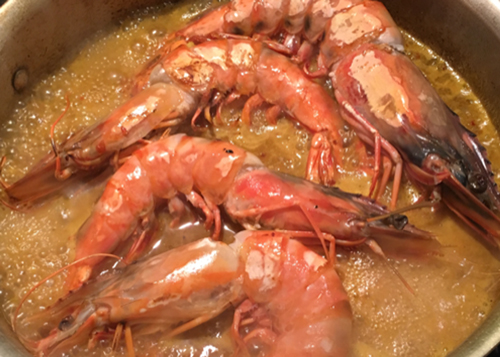 Berkshire Recipes, Garlicky Prawns, Jane Worthington-Roth | Berkshire Style