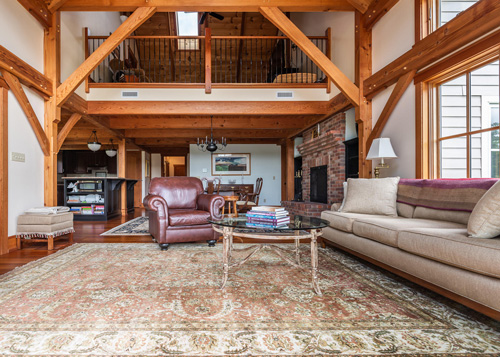 Berkshire Real Estate, custom Bensonwood Timber Frame home, Sheffield ...