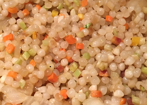 Berkshire Recipes, Confetti Israeli Couscous, Jane Worthington-Roth ...
