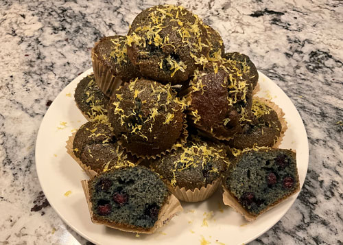 Berkshire Recipes - Blue Cornmeal Muffins Gluten-Free - LEON BOUTEILLER ...