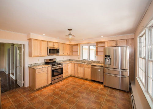 Beautifully updated 1840’s Side Hall Colonial overlooking sparkling one ...