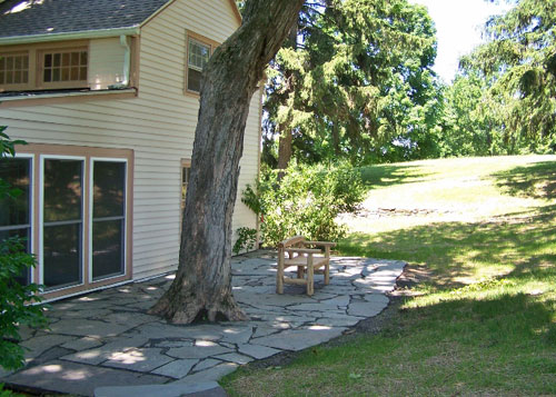 Beautifully updated 1840’s Side Hall Colonial overlooking sparkling one ...
